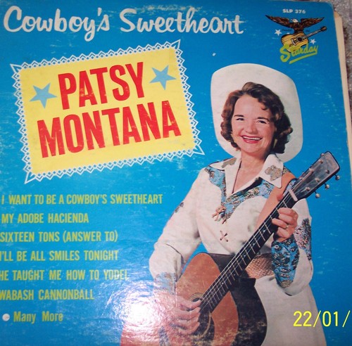 VINTAGE LPs: PATSY MONTANA: Cowboy's Sweetheart 1966 Starday SLP 376 12 ...