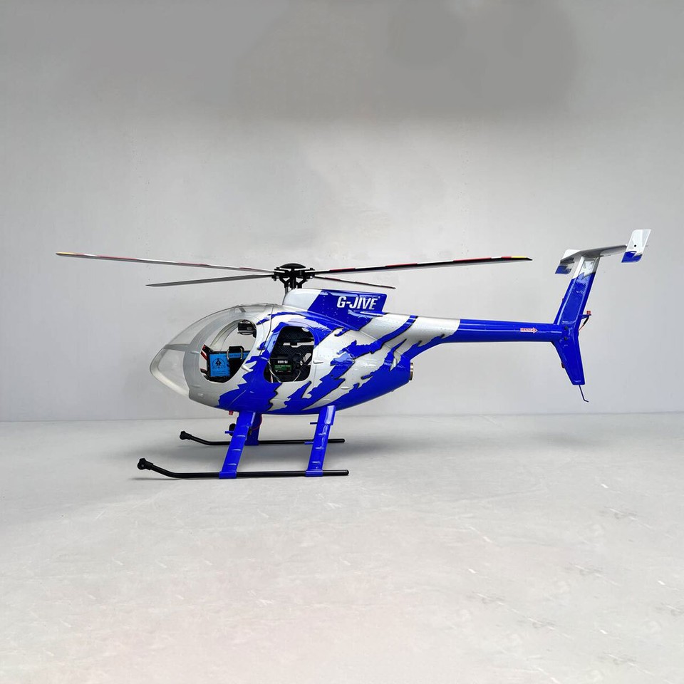 RC Helicopter 4blades GPS Model Roban RTF 470 Size MD500E GJIVE Blue ...
