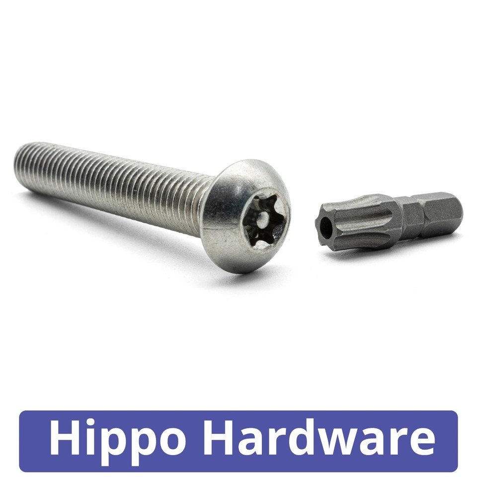 Torx Button Security Bolts Anti Vandal Tamper Screw M3 M4 M5 M6 M8 M10 ...