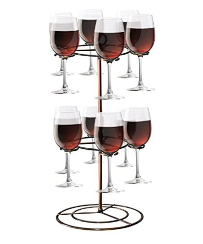 Wine Glass Flight Server Stand Glasses Display Tree Stemware Rack ...