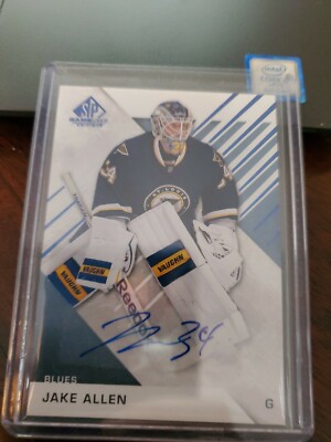 JAKE ALLEN - 2016-17 SP Game Used Edition Autograph #41 Auto - Blues ...