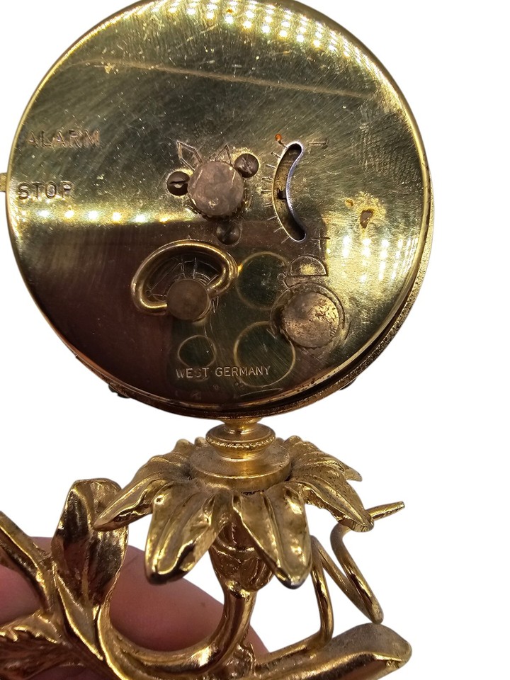 Vtg Blessings West Germany Cherub Wind Up Table Clock 8.5x3.5 | eBay