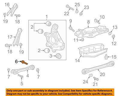GM OEM 13-24 Acadia Suspension Components-Lateral Arm Bolt 11610909 | eBay