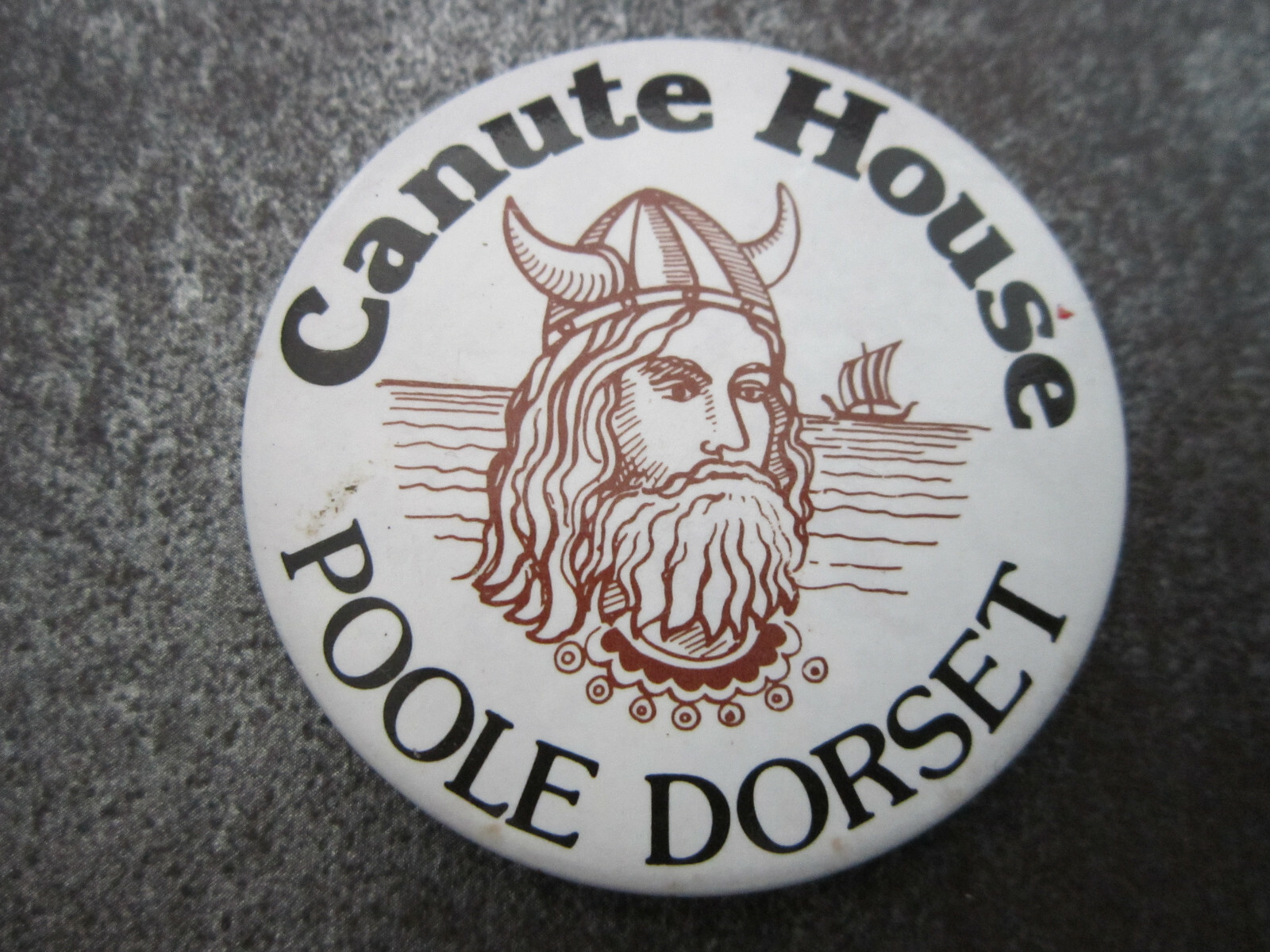 Canute House Poole Dorset Pin Badge Button (L11B) | eBay UK