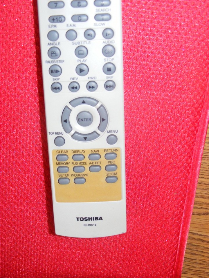 GENUINE TOSHIBA DVD REMOTE CONTROL SE-R0213**REPLACEMENT PART**TESTED ...