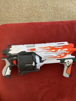 Nerf Vortex 'REVONIX 360 Slam Fire Pump Disc Blaster w/ 30 Disc Barrel ...