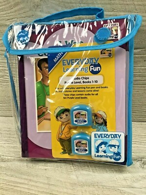 New Everyday Learning Fun Math Set Purple Level Books 1-10 w/ Audio ...
