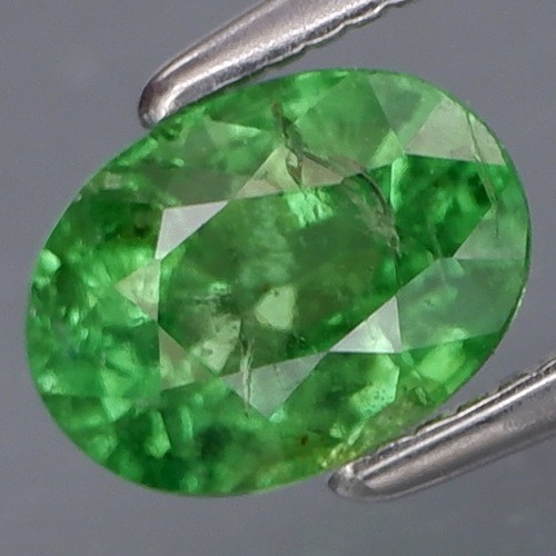 1.19Ct.Ravishing Color&Full Sparkling! Natural Green Tsavorite Tanzania ...