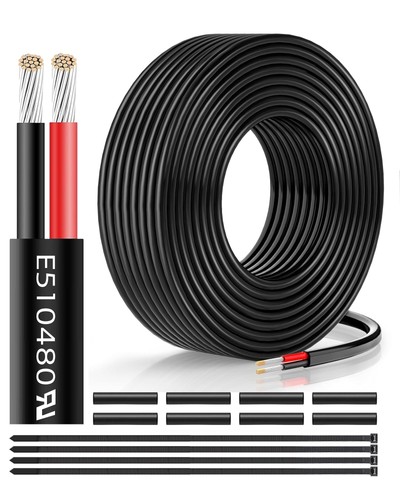 20 Gauge Wire 20/2 2 Conductor Electrical 20 AWG 30FT 20Ga Automotive ...
