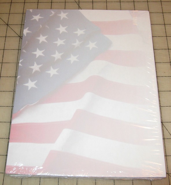 Geographics Letterhead Computer Printer Paper Flag America Patriotic ...