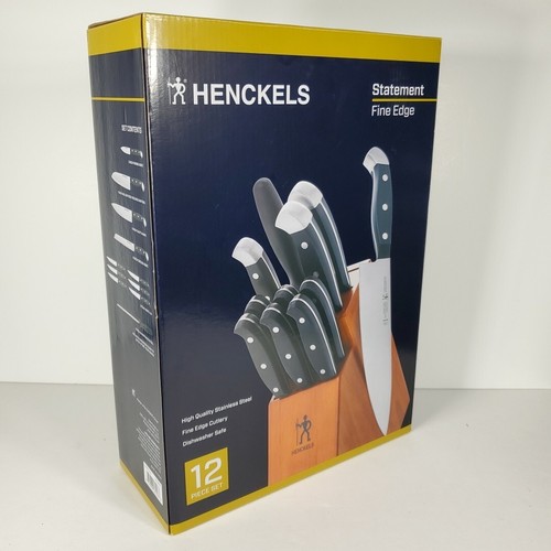 Henckels Statement Fine Edge Cutlery Knife Stainless Steel Blade 12 ...
