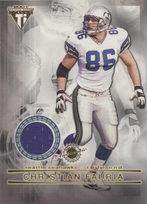 2001 Pacific Private Stock Titanium - Dual Game-Worn Jerseys Christian ...