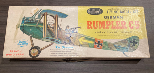Vintage Guillow's German Rumpler C5 Balsa Model Kit - SPARE PARTS | eBay