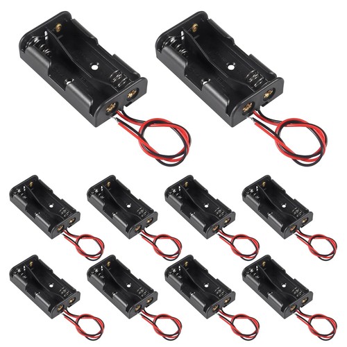 Aa Battery Holder Bundle 1.5v Single Aa Battery Holder 2 X 1.5v 3v Aa ...