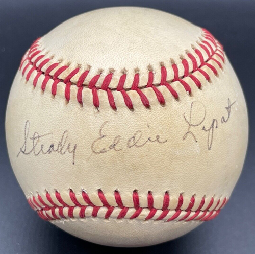 "Steady Eddie" Ed Lopat "Yankees 5x WS Champion" Signed Autographed ...