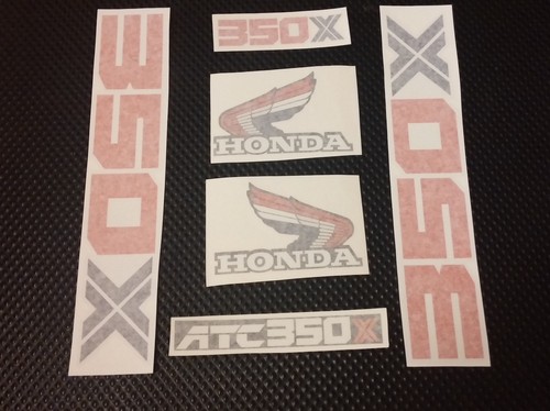 1986 Honda ATC350X 86 ATC 350X 3 Wheeler. Decal Kit! Comes with all 8 ...