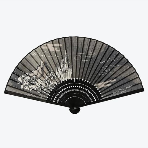 Disney Resort Japanese hand folding fan Cinderella Castle | eBay