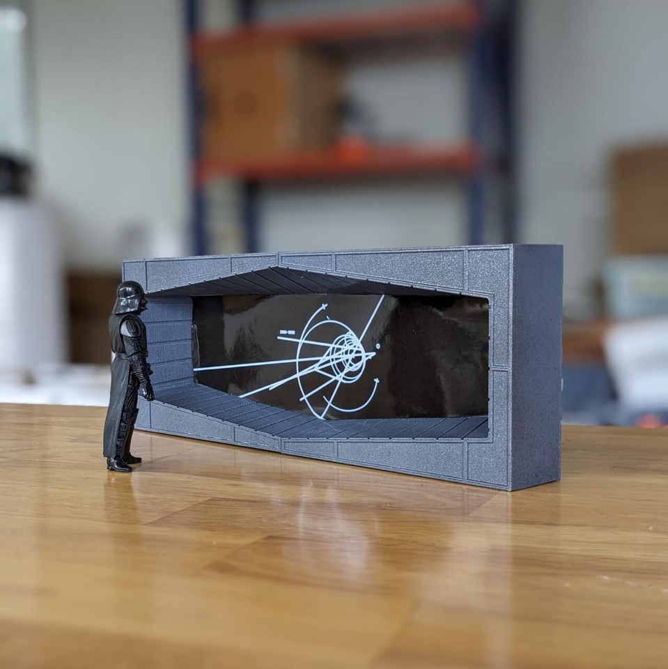 Death Star Overbridge Display for 3.75in (1:18) Figure Diorama | eBay
