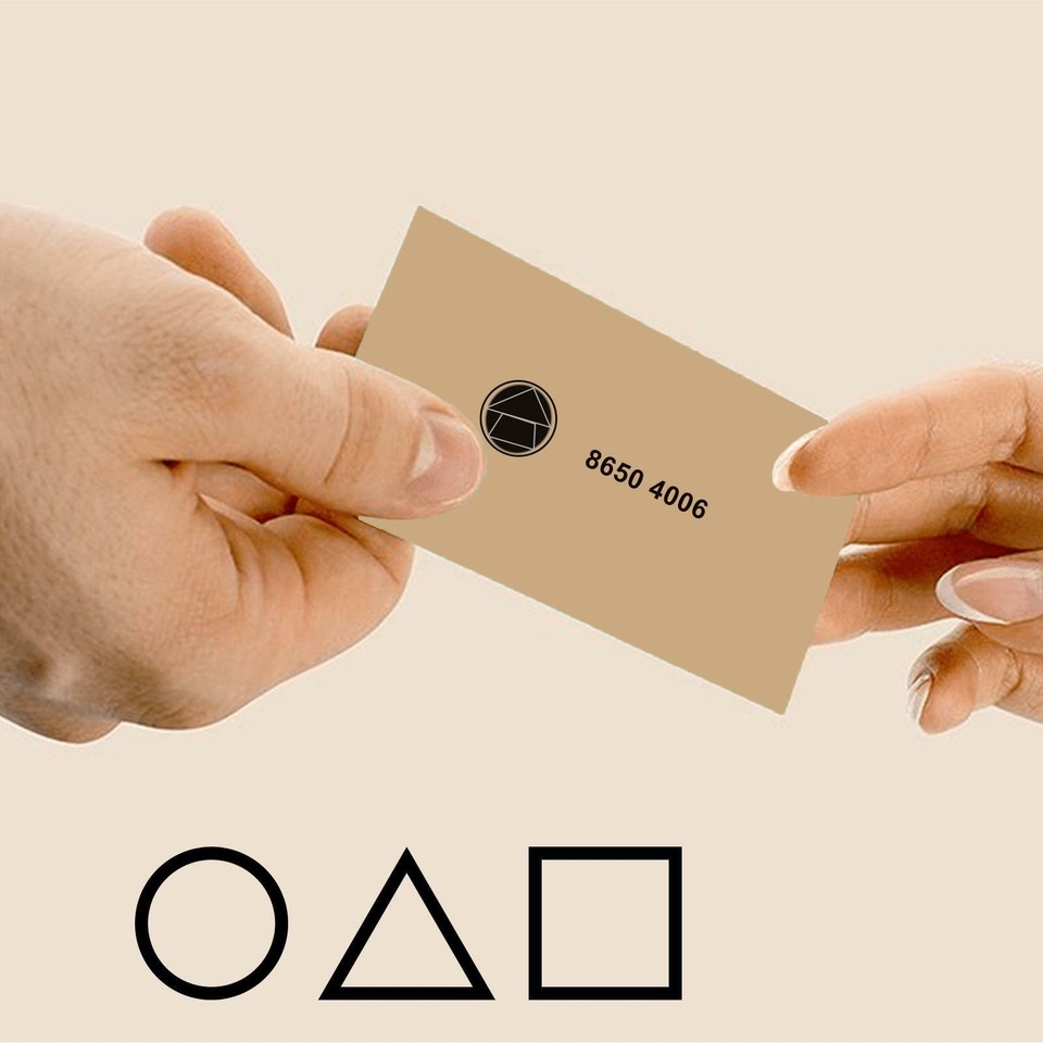 Squid Game Card Squid Game Peripheral Business Card Cosplay Board Game ...