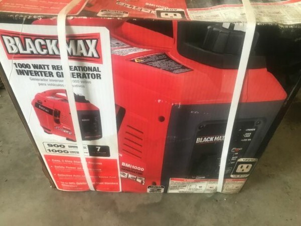 Black Max 900w / 1000w Gas Powered Inverter Generator BMI1000 for sale ...