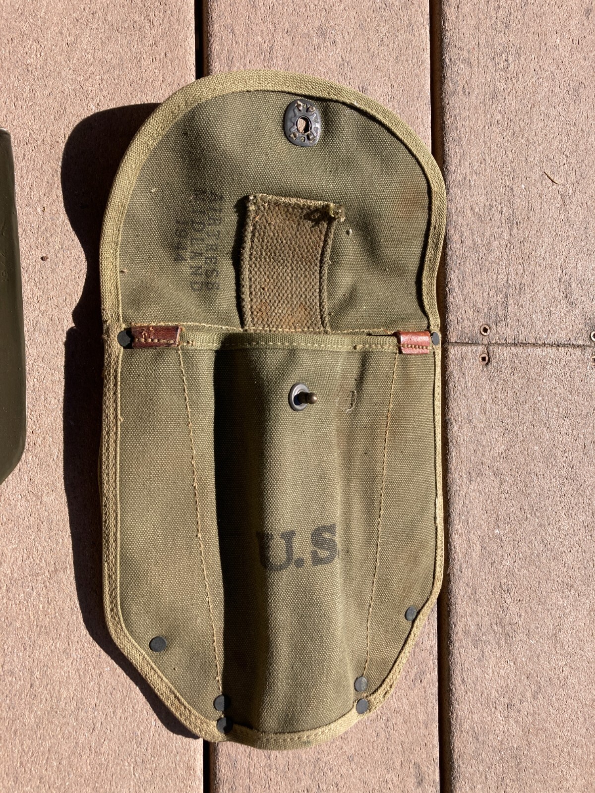 WW II WW2 US Army Military Entrenching Tool E-Tool & Cover 1944 | eBay