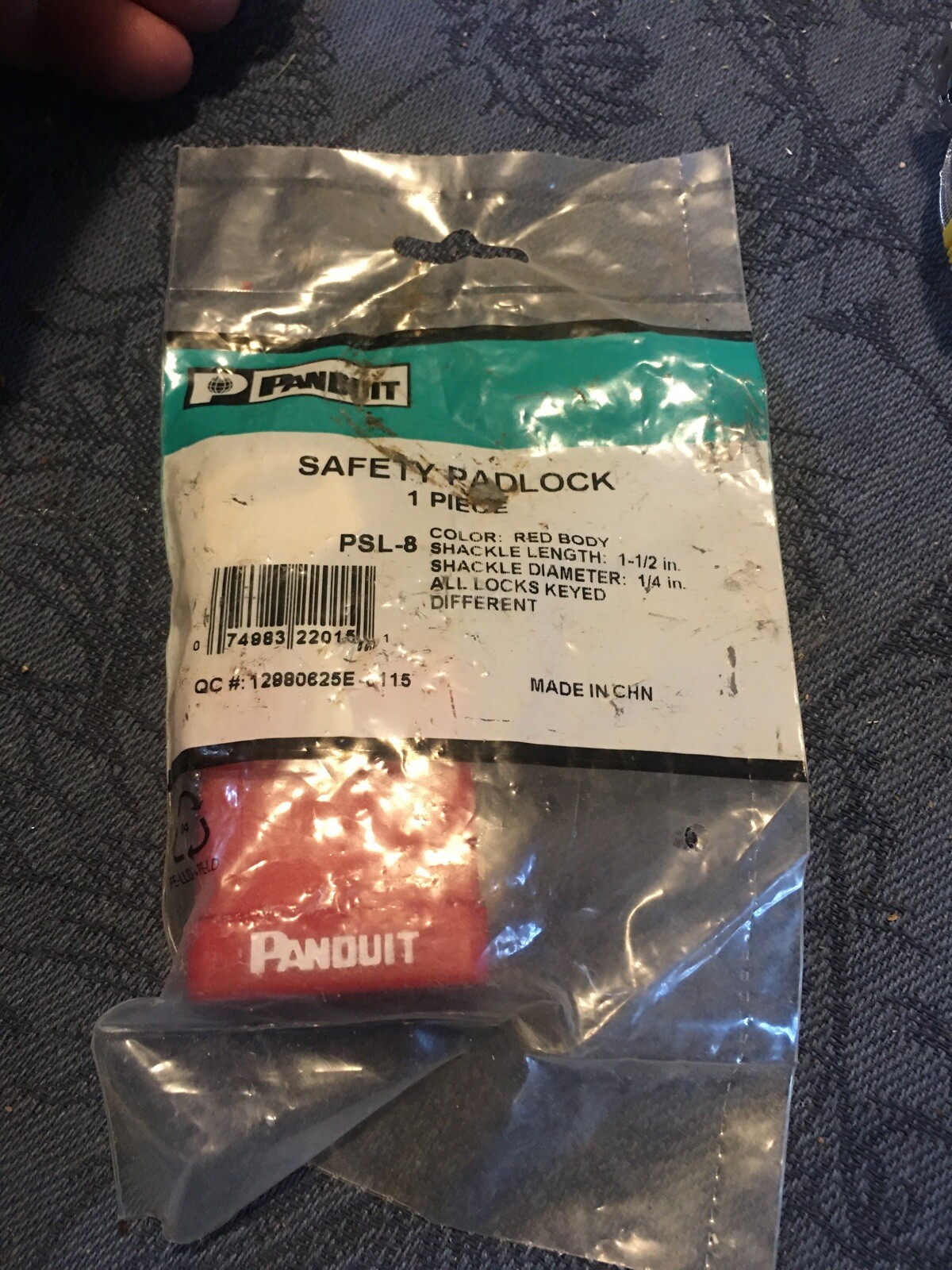 Panduit Psl-8 Plastic Body Padlock Red for sale online | eBay