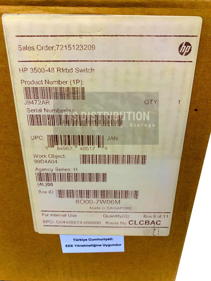 J9472A I Factory Sealed Renew HP ProCurve 3500-48 Switch | eBay