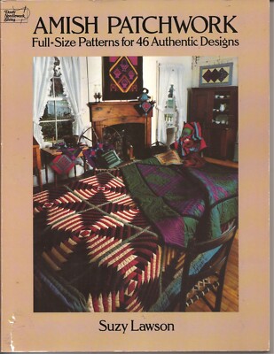 Dover Needlework Amish Patchwork,Suzy Lawson, 46 Full Size Patterns ...