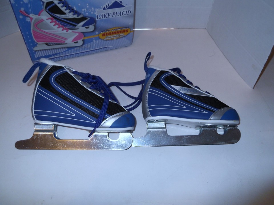 Star Glide Double Runner Ice Skates 10J Beginners Lake Placid Blue ...