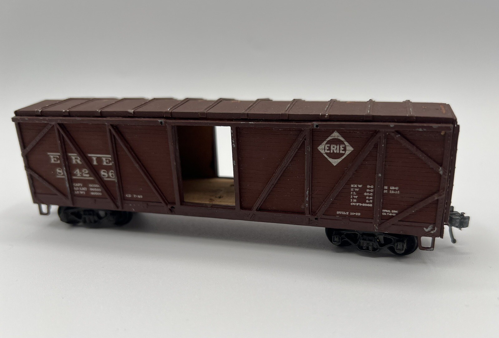 Vintage Boxed HO Scale Train Car ULRICH MODEL KIT HO GAUGE BOX CAR KIT ...
