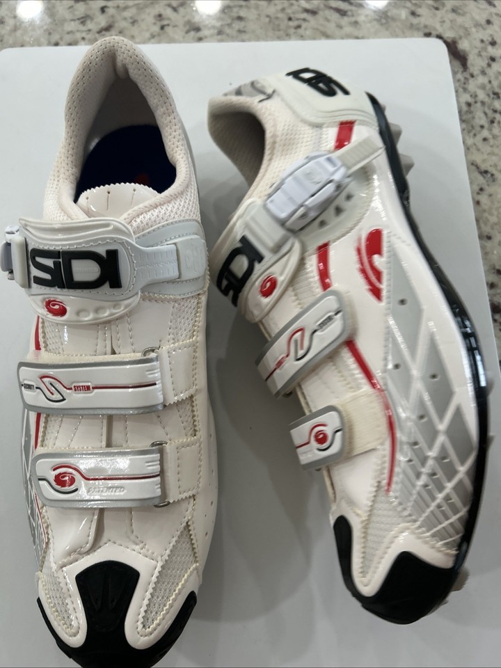 Men’s Sidi Spider NS Cycling Shoes White Size 47 EU 13 US Brand New ...