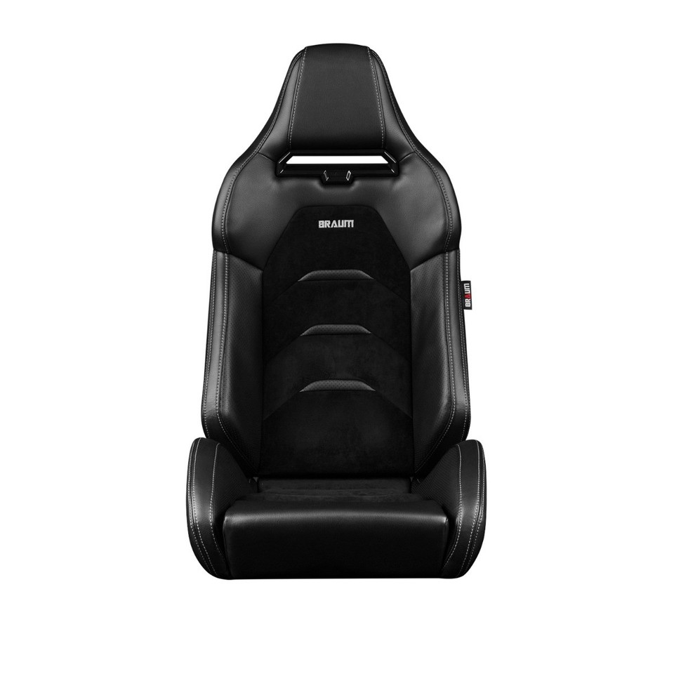 Braum ¬Æ Black Suede Inserts Viper X Reclinable Racing Seats - Pair ...