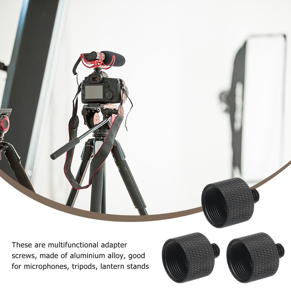 6 Pcs Camera Tripod Screw Converter Conversion Microphone Stand Adapter ...