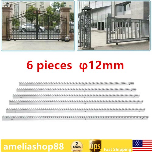6M Metal Toothed Rack Rail for Rack-driven Sliding Gate Opener | eBay