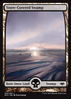 Snow-Covered Swamp - Light Play MTG Modern Horizons | eBay