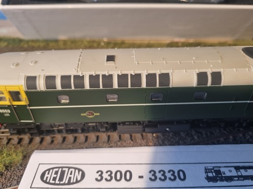 Heljan 3310 OO Gauge BR Green Class 33 Diesel Loco D6553 | eBay UK