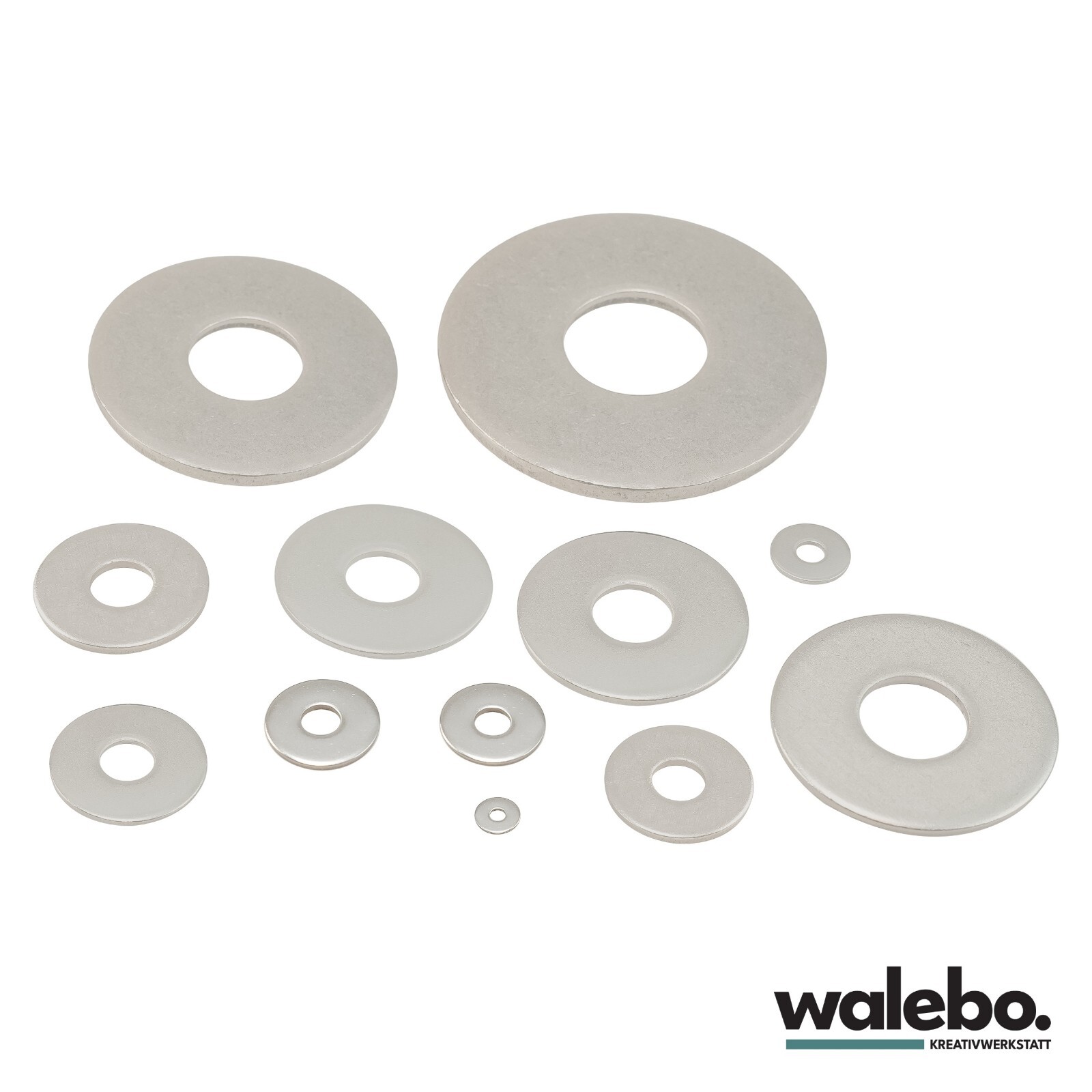 Karosseriescheiben Unterlegscheiben Edelstahl Kotflügelscheiben groß ...