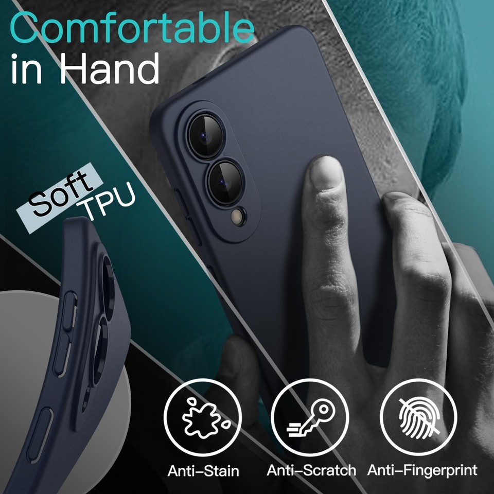 JETech Slim Fit Case for Samsung Galaxy S25 Edge, Camera Lens Full ...