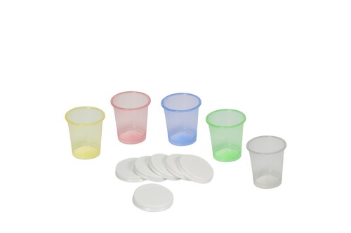 Medi-Inn 30ml Medicine Measuring Cups Plastic Measure Craft Glue Paint ...