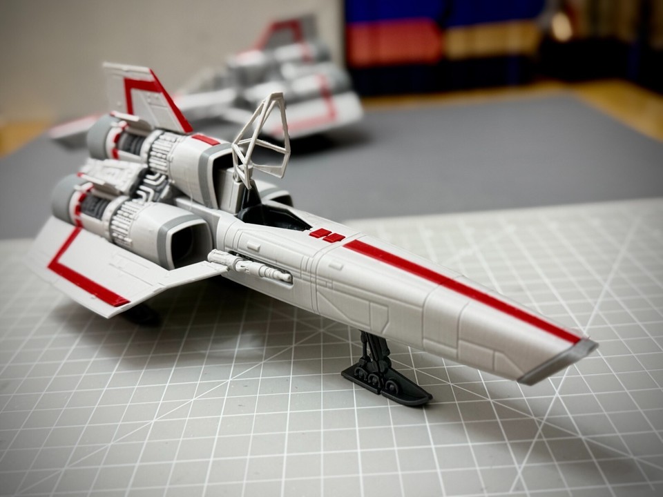 BSG 1978 Colonial Viper MK I Starfighter 11 in. (GRAY/RED) | eBay