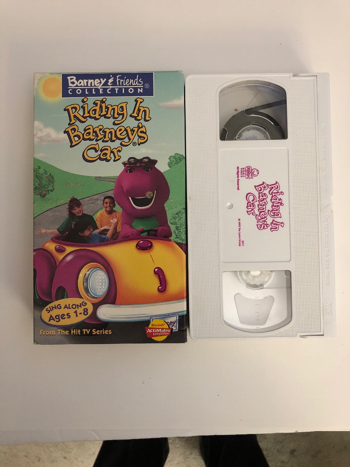 Barney & Friends Collection Riding in Barney's Car VHS 1995 Sing Along ...