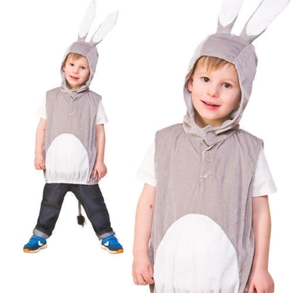Donkey Tabard - Kids Boys Girls Nativity Farmyard Animal Fancy Dress ...