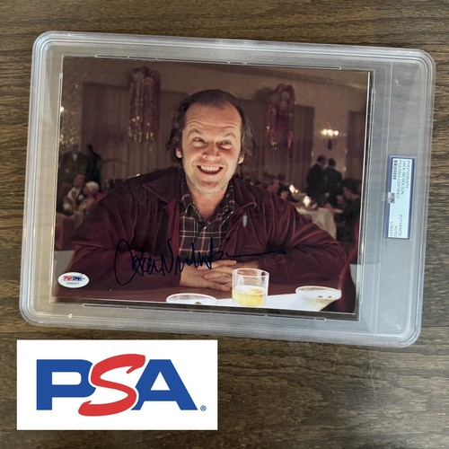 Jack Nicholson * PSA * Signed 8x10 Slabbed The Shining Autographed ...
