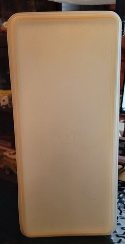 Vintage Tupperware Jumbo Bread Keeper Storage Container & Lid -Sheer | eBay