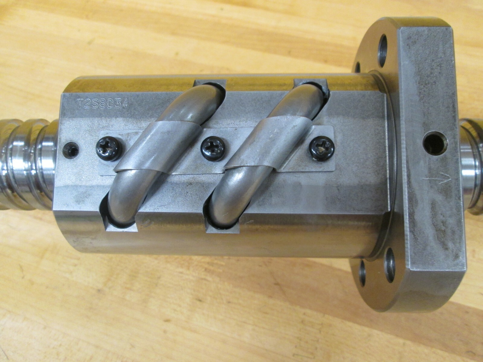 DMG MORI Z AXIS PRECISION GROUND BALL SCREW 40mm THREAD DIAM. .500 LEAD ...