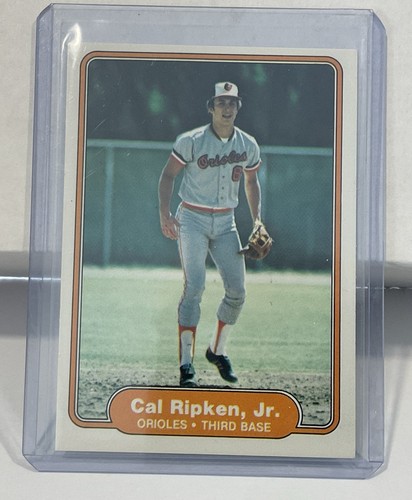 1982 Fleer Baltimore Orioles Cal Ripken Jr. #176 HOF Rookie Card GREAT ...