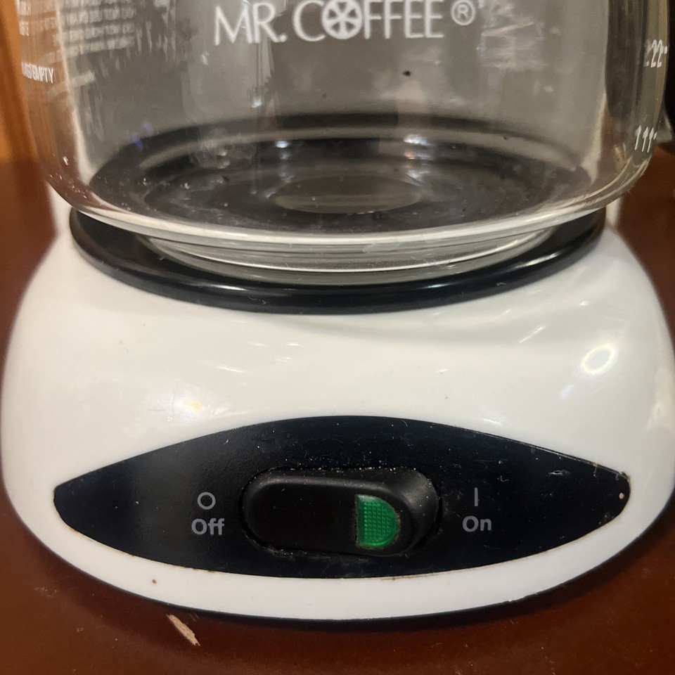 Vintage Mr. Coffee Maker Model NL4, White 4 Cup with Carafe tested ...