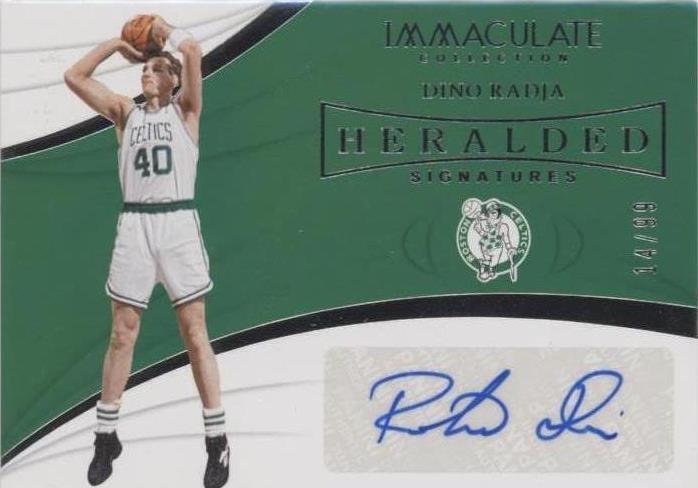 2018-19 Panini Immaculate Collection - Heralded Signatures Dino Radja # ...