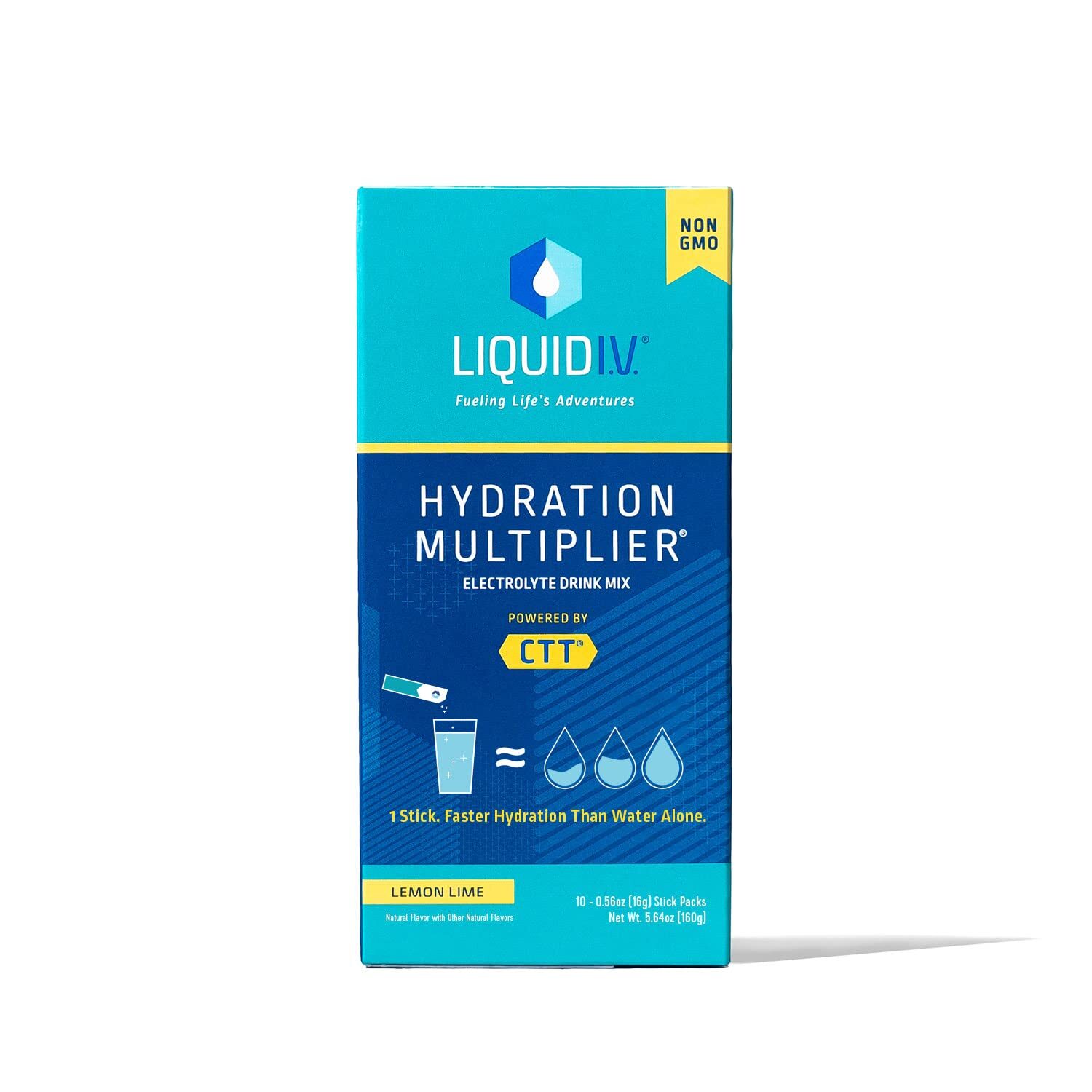 Liquid IV Lemon Lime Hydration Drink Mix 10 Count, 0.56 OZ | eBay