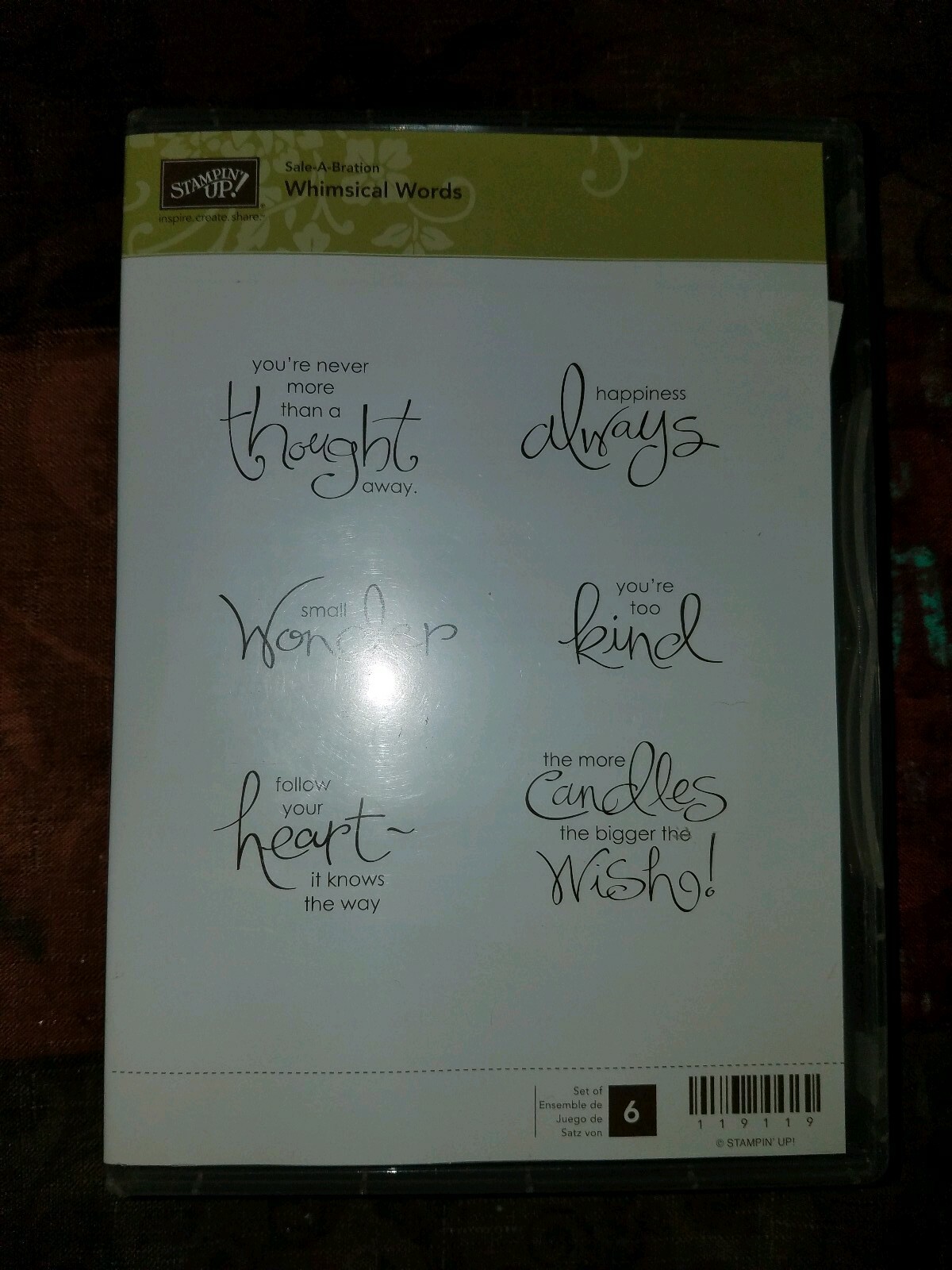Stampin Up Whimsical Words stamp set | eBay